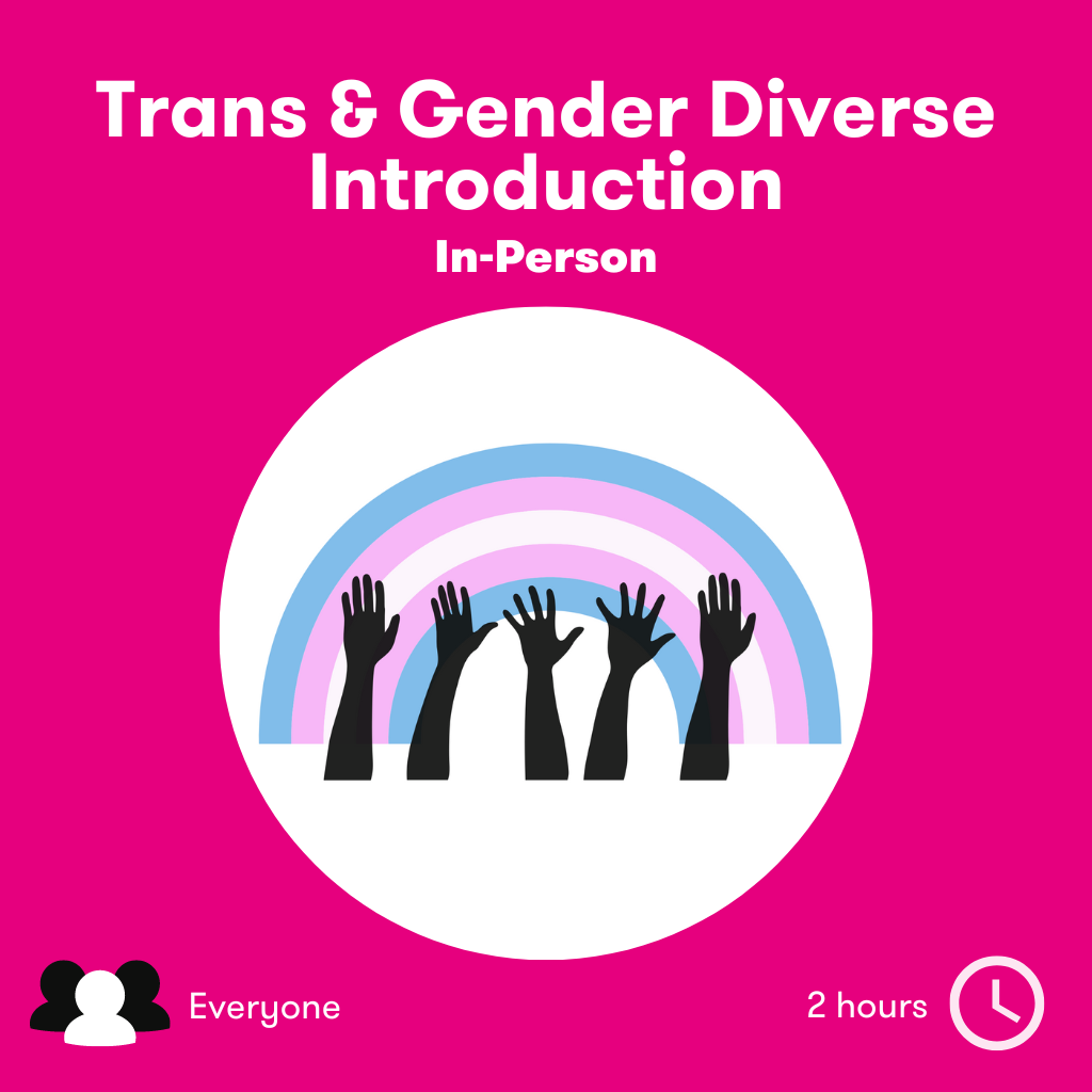 Trans & Gender Diverse Introduction In-Person – ACON Pride Training