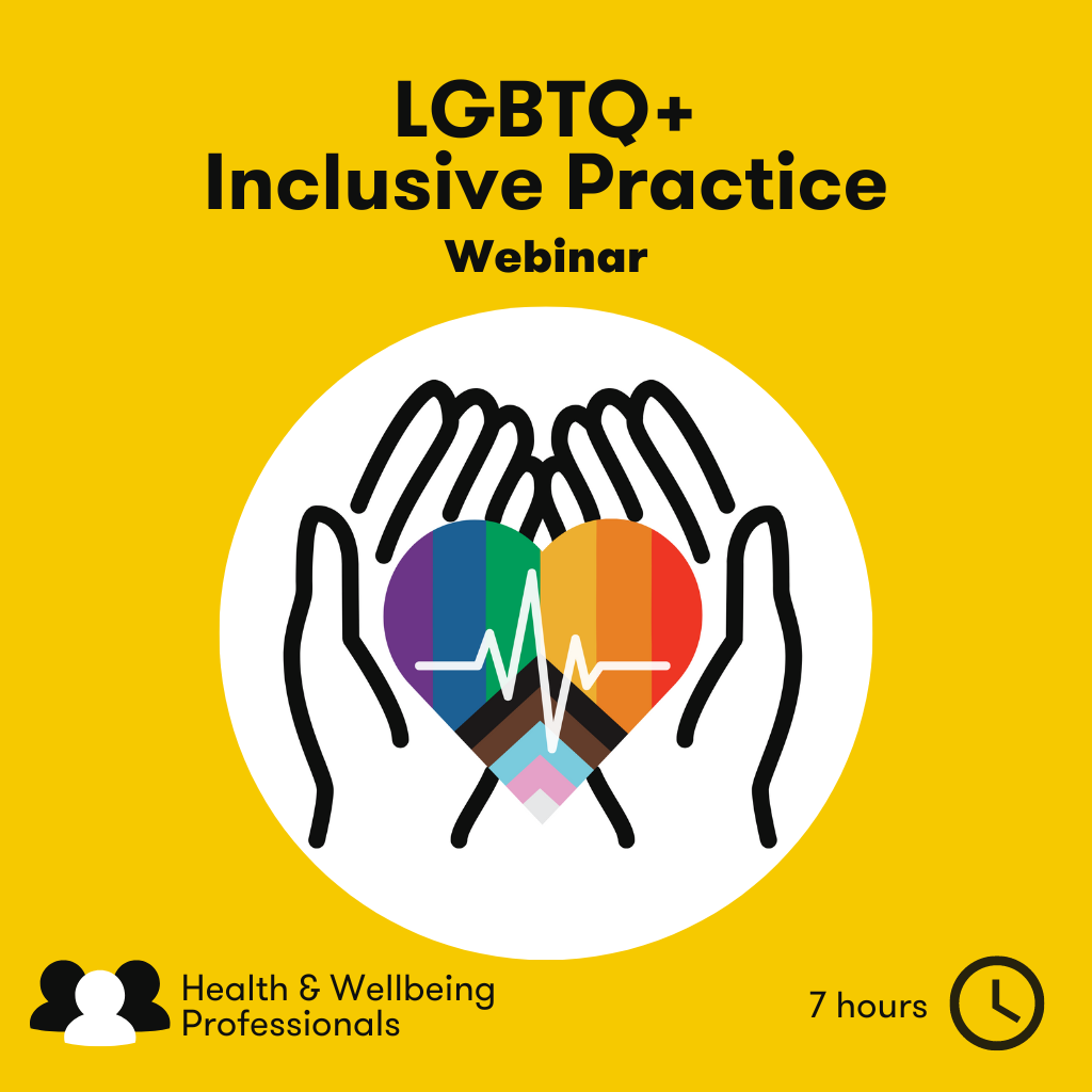 LGBTQ+ Inclusive Practice Webinar – ACON Pride Training