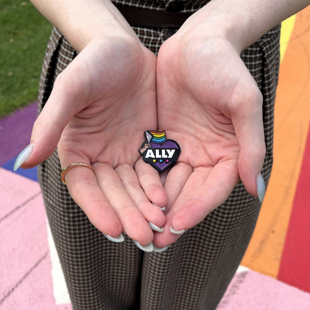 LGBTQ+ Ally Pin Badge – ACON Pride Training