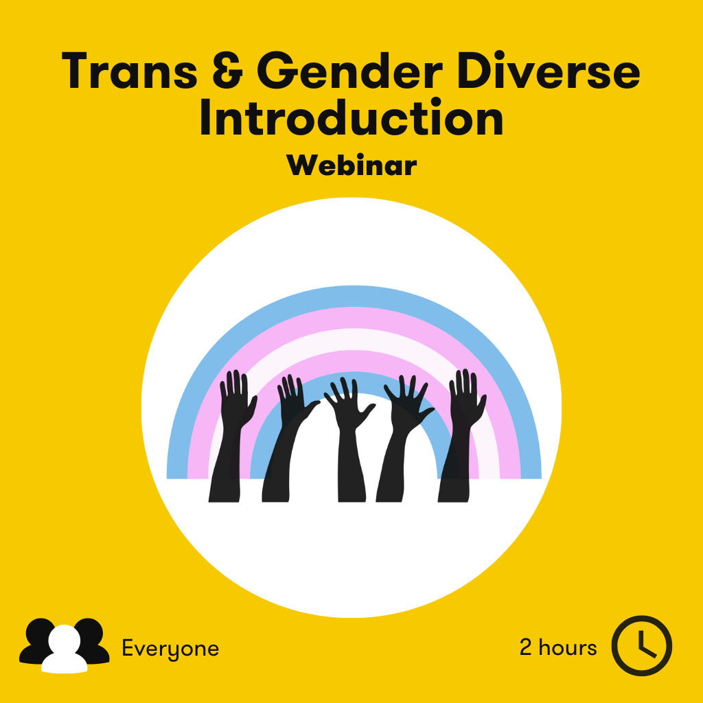 Trans & Gender Diverse Introduction Webinar – ACON Pride Training
